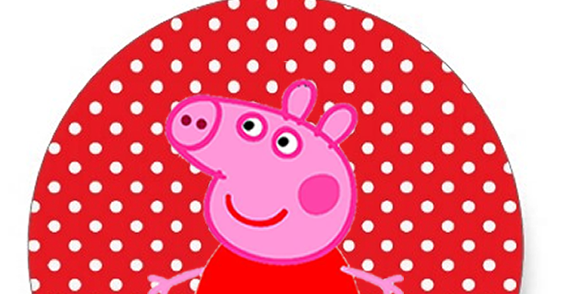 Peppa Pig in Red: Free Printable Kit. - Oh My Fiesta! in english