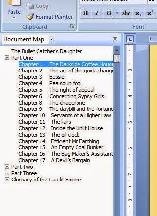 Author Intrusion: Document Map, Microsoft Word and Plotting Novels