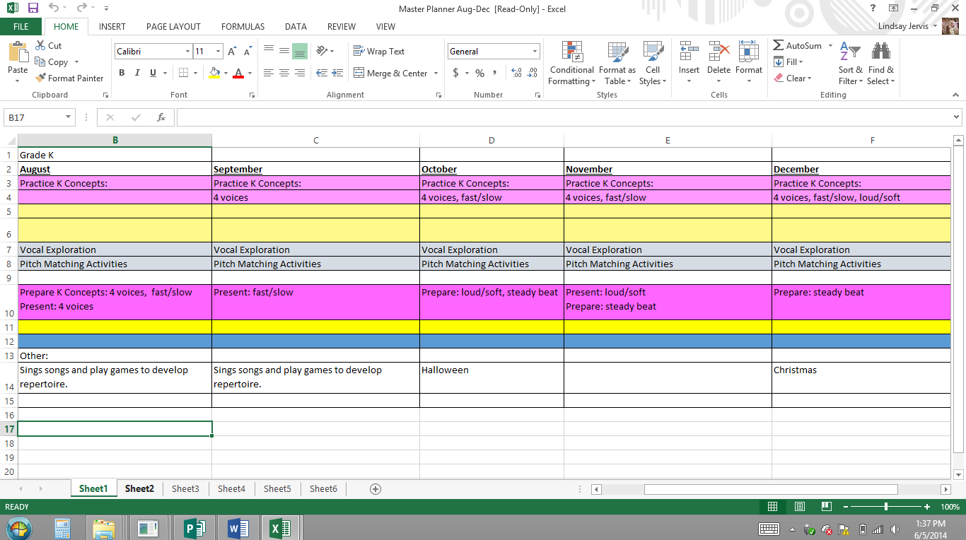 Kodaly Inspired Classroom: Yearly Planning for Music Teachers