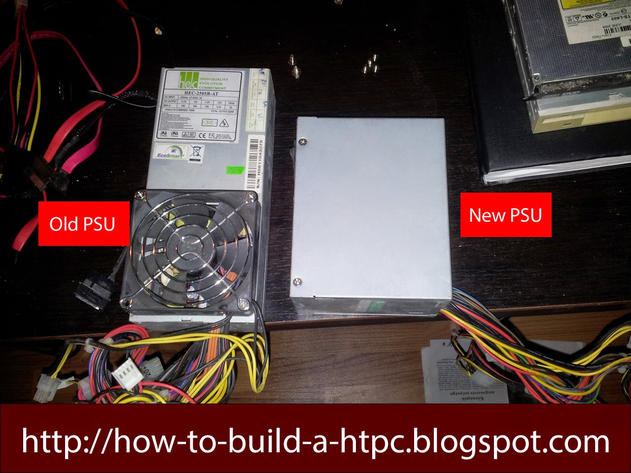 DVD player look-alike DIY HTPC case mod project: HTPC Power supply ...