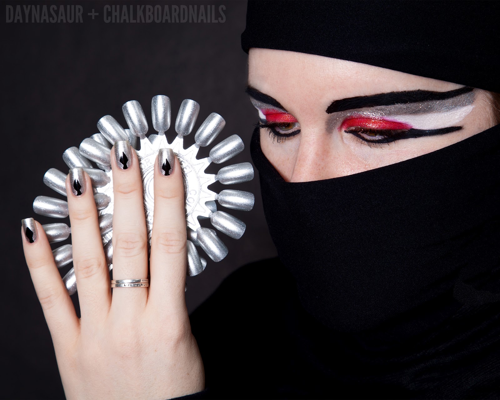 I'm a nail ninja! Collaboration with Daynasaur of Light & Sugar ...