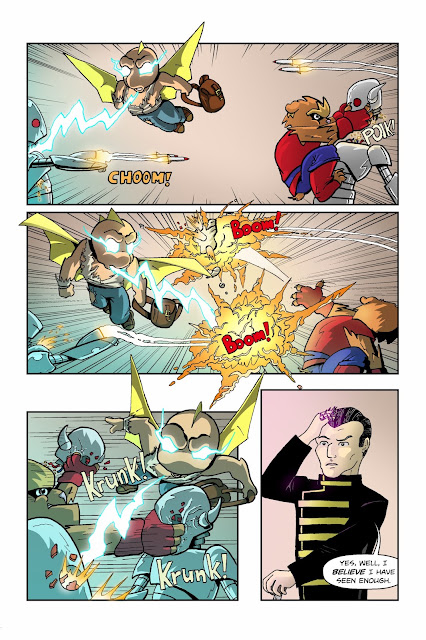 The Adventurers Comic by Andrew Tribe