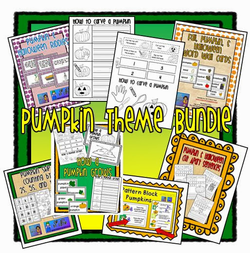 Clip Art by Carrie Teaching First: Pumpkin Unit Mega Bundle