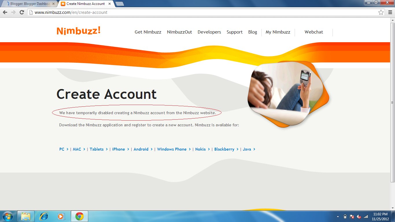 Nimbuzz Online Id Creator Disable ~ NIMBUZZ PC TOOLS And TRICKS