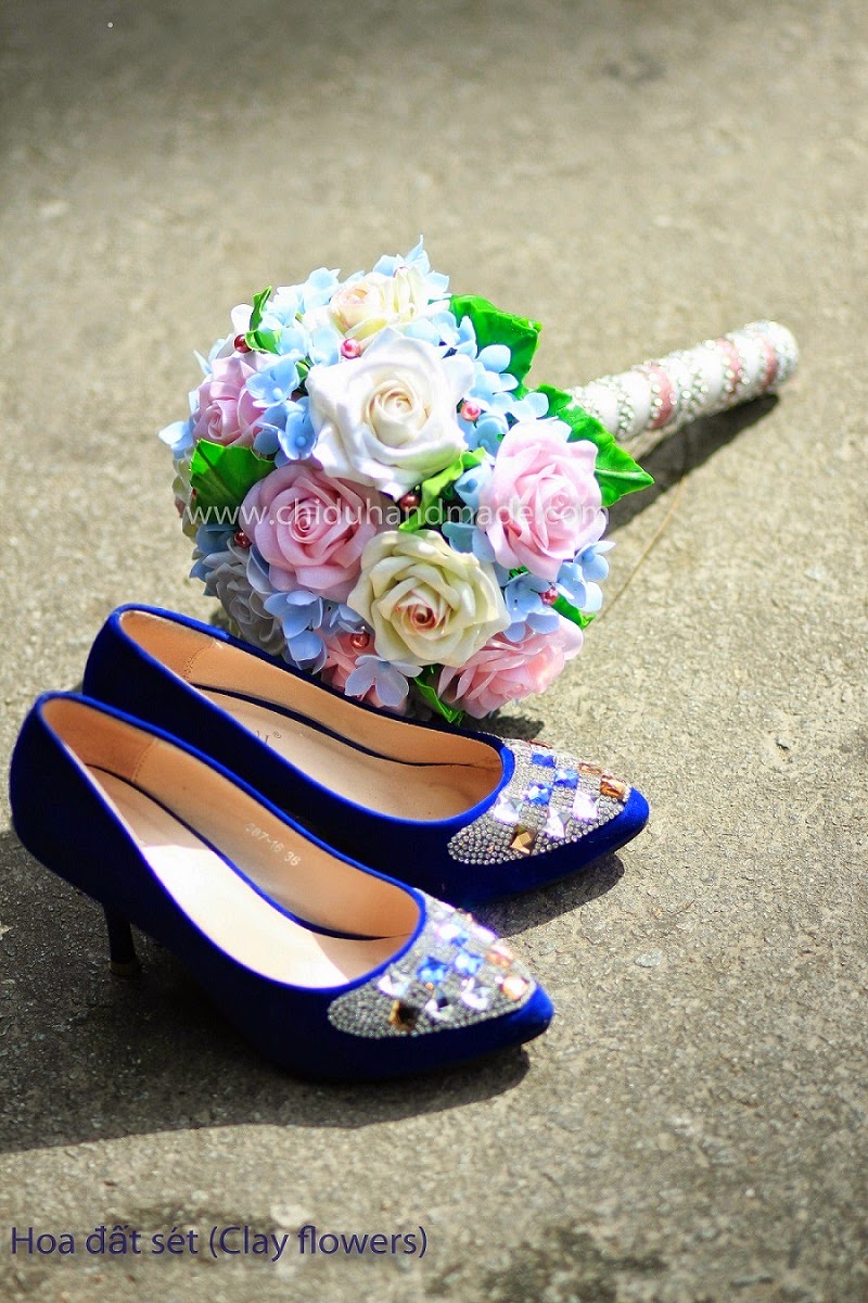Hoa cưới đất sét CD21 | Chidu's handmade