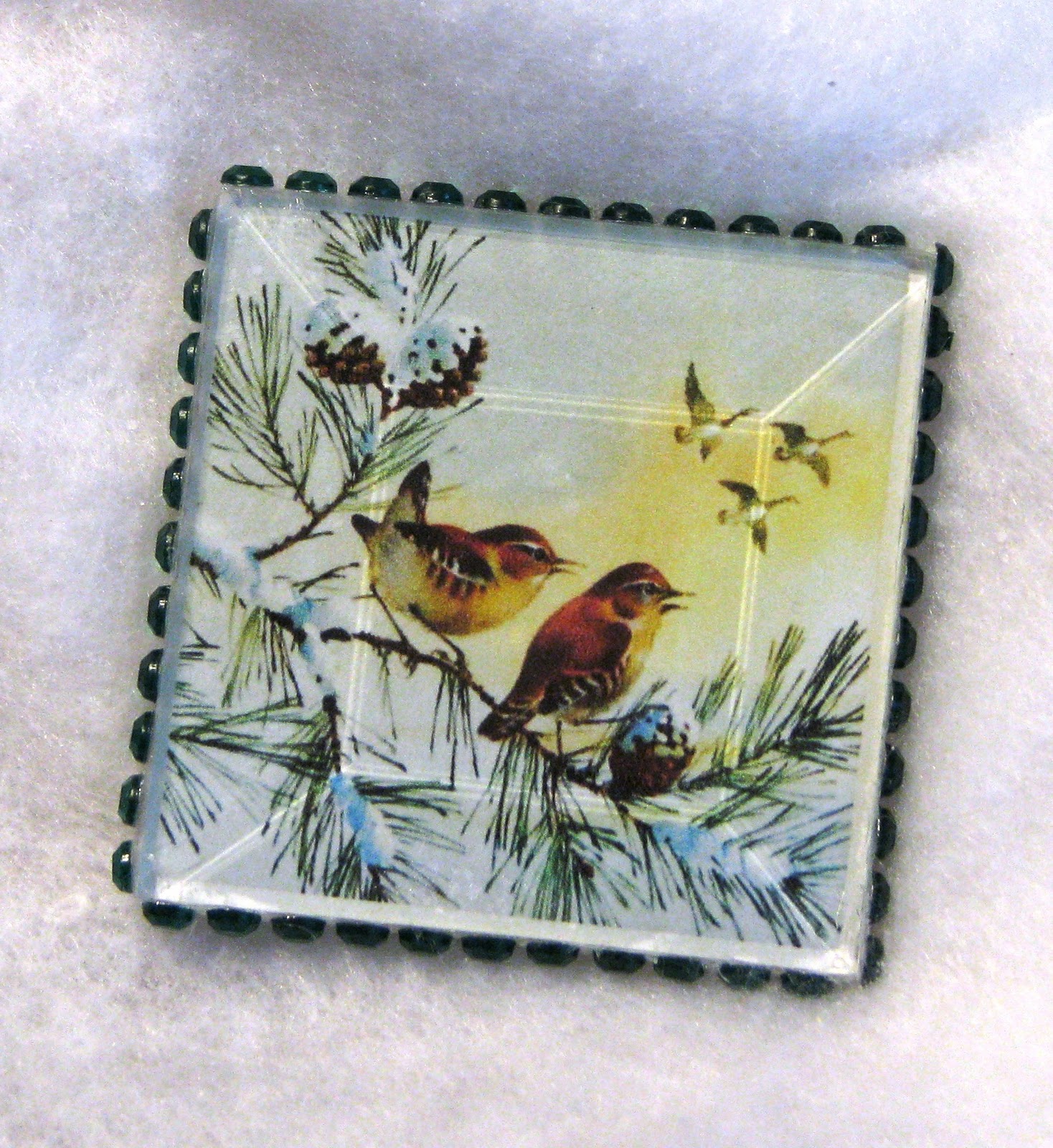 South Bay Studio: Blingy Bird Magnets