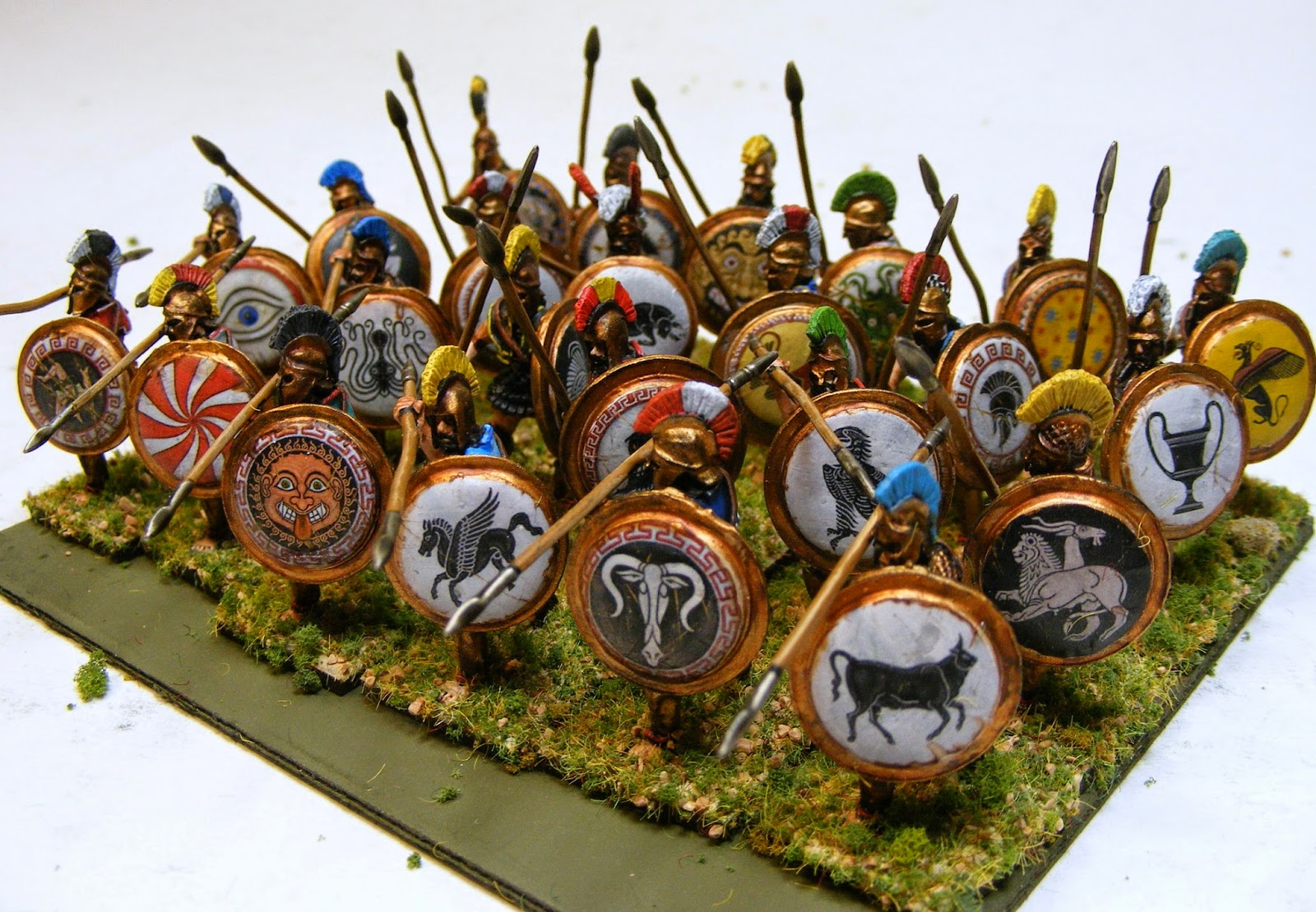 Evil Bob's Miniature Painting: 28mm Greek Hoplites