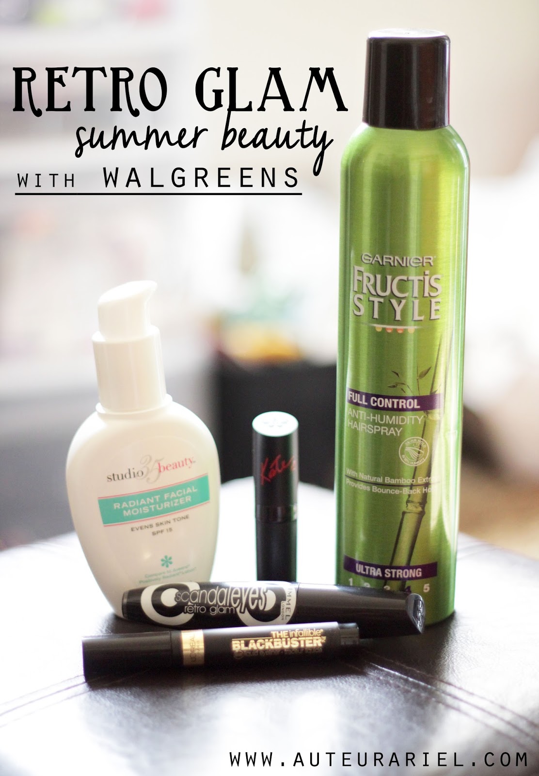 AUTEUR ARIEL: Retro Glam Summer Beauty w/ Walgreens