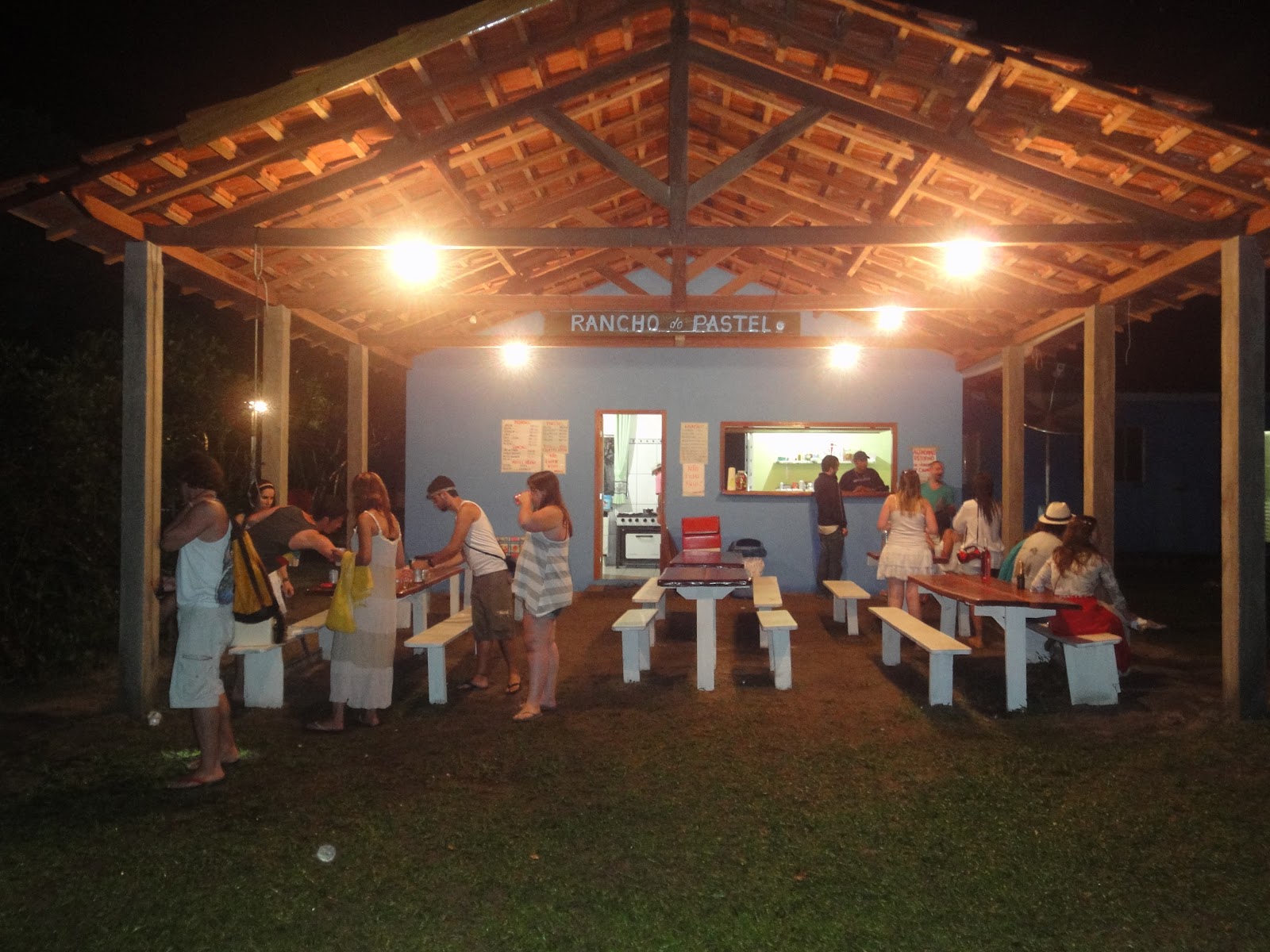 Pousada Dona Tereza Ilha do Cardoso Marujá: RANCHO DO PASTEL