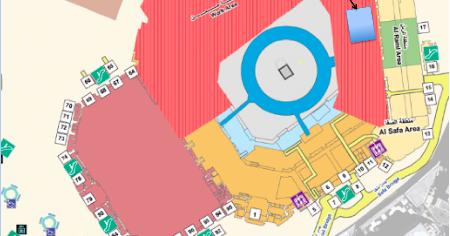 Masjid Al Haram Map Makkah |u/c| Holy Mosque Mataf Expansion - Islam Pedia