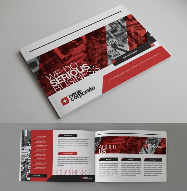 Corporate Brochure Designs 20 Inspiring Examples - Graphic Design Freebies