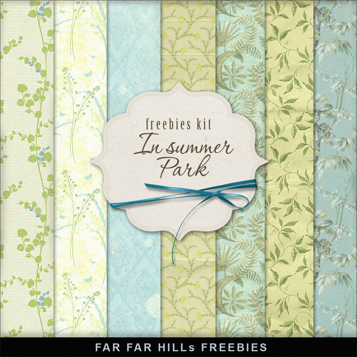 New Freebies Background Kit - In Summer Park:Far Far Hill - Free ...