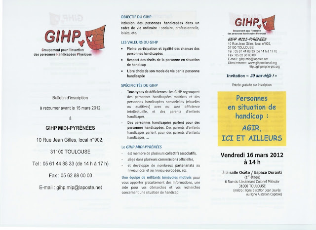 Odile, solidaire et combative: GIHP Midi-Pyrénées- 16 mars- Toulouse ...