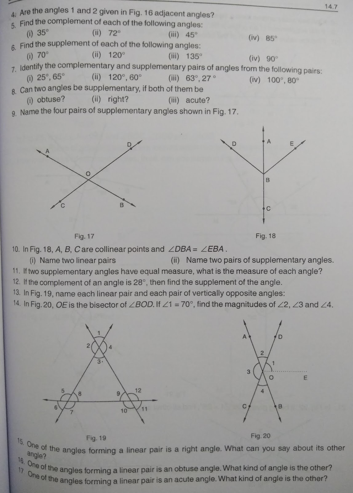 APS, Golconda | Priyanka Gupta: CLASS -7 / REVISION WORKSHEET / LINES ...