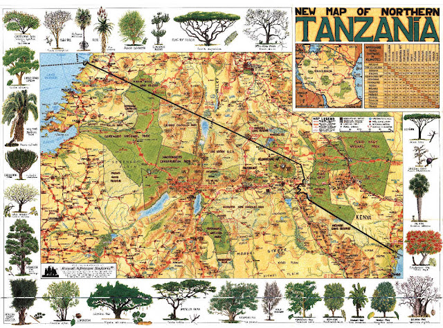 Tanzani - Hartat gjeografike në Tanzani - Shqipëria Express