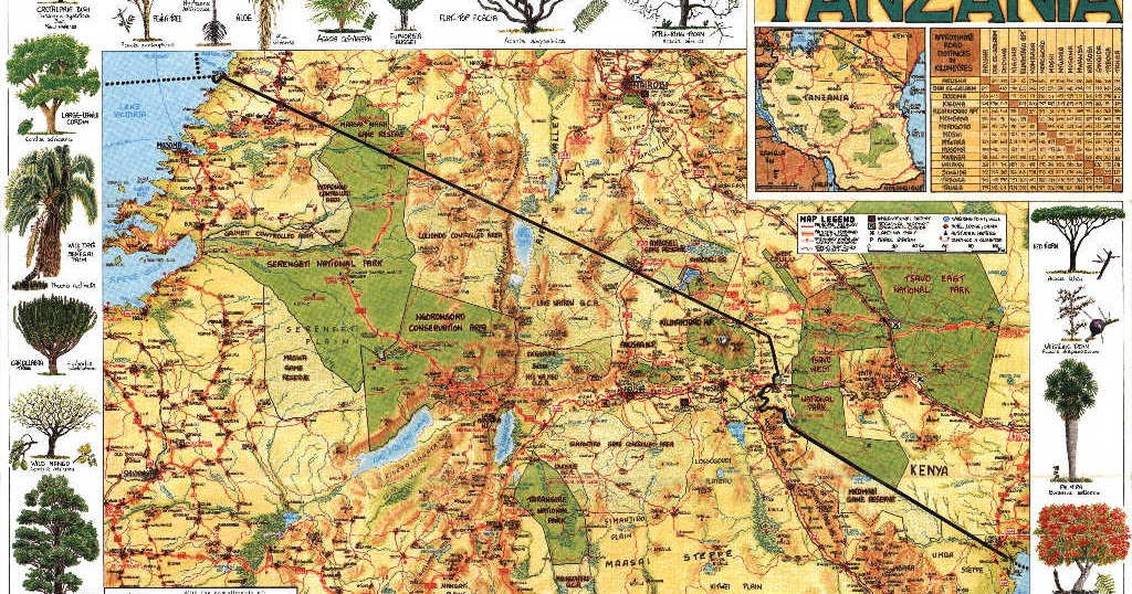MAPS OF TANZANIA ~ Klima Naturali™