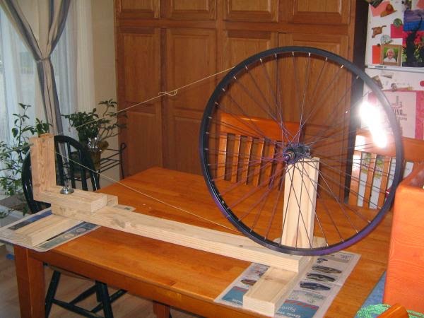 Sharing the Fiber Fever: Bicycle Spinning Wheel