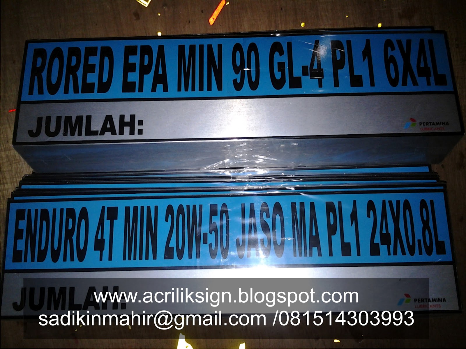 SUPPLIER SIGN JAKARTA: ALUMINIUM SIGN, ALUMINIUM PRINTING