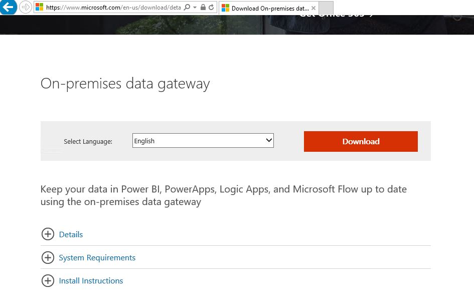 Installing and Configuring On Premises Data Gateway - By adding user to Active Directory
