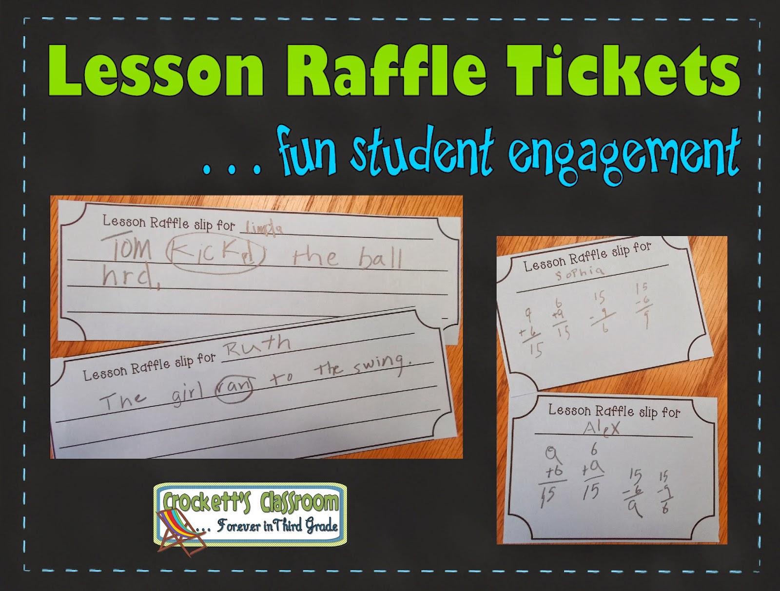 Lesson Raffles - Crockett's Classroom