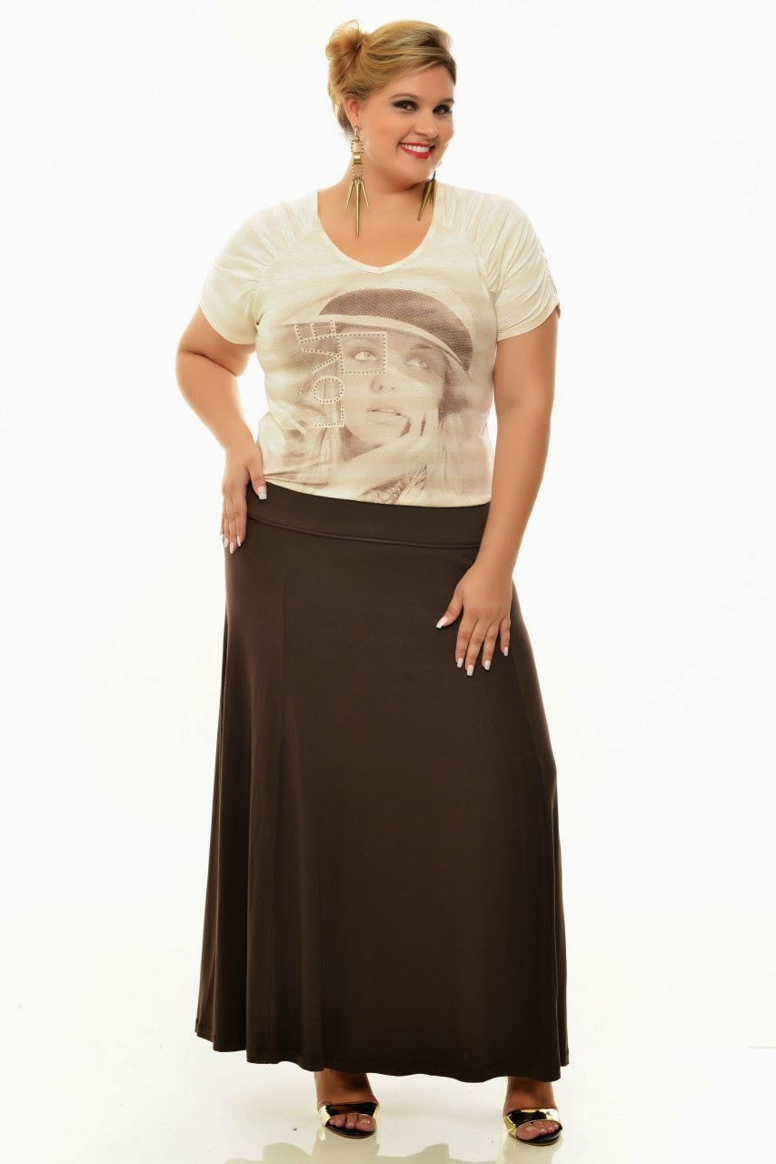 Fofinha Simpática: Dicas plus size!!Como usar vestidos e saias longas!!