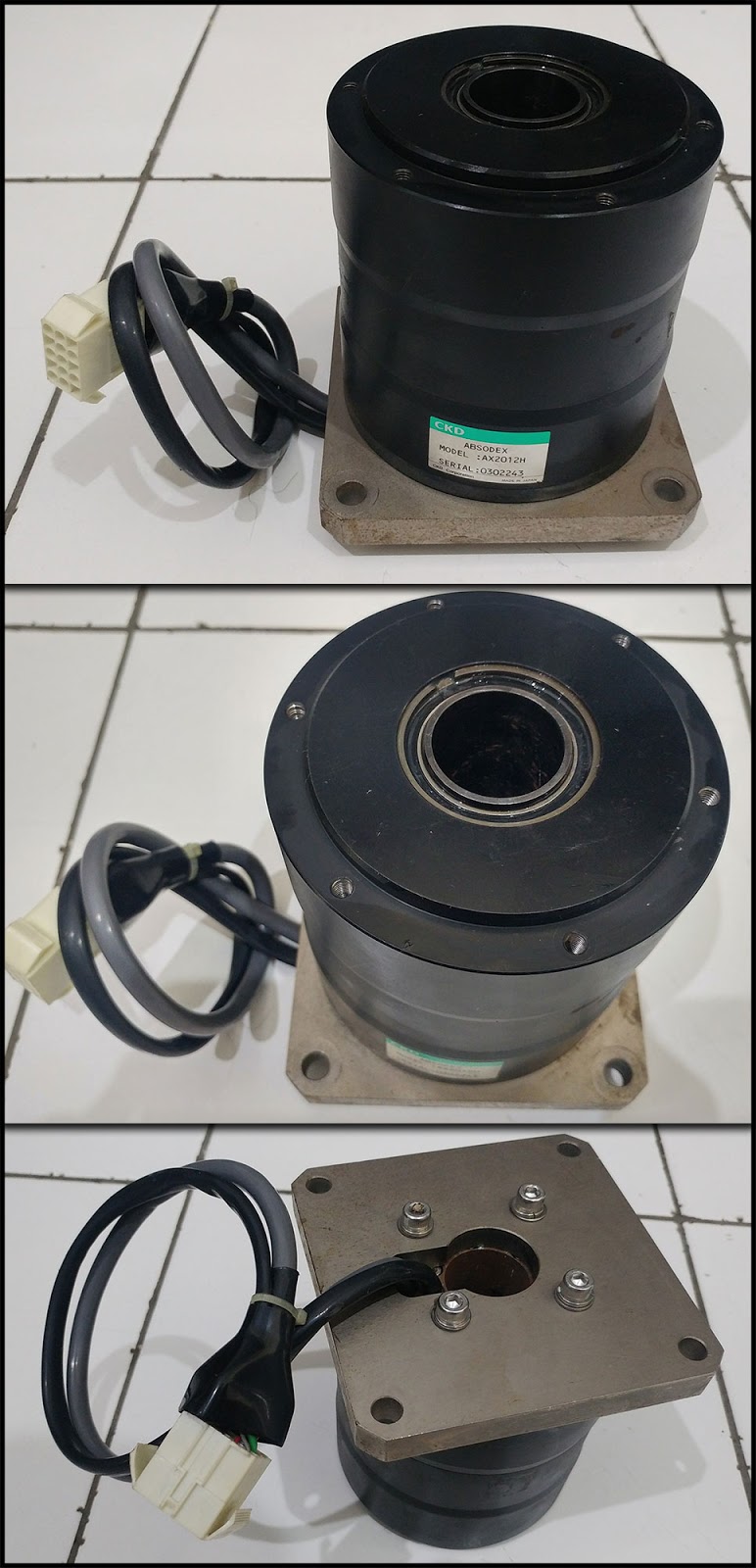 2nd MACHINE: direct drive actuator outer rotor ABSODEX AX2012H CKD