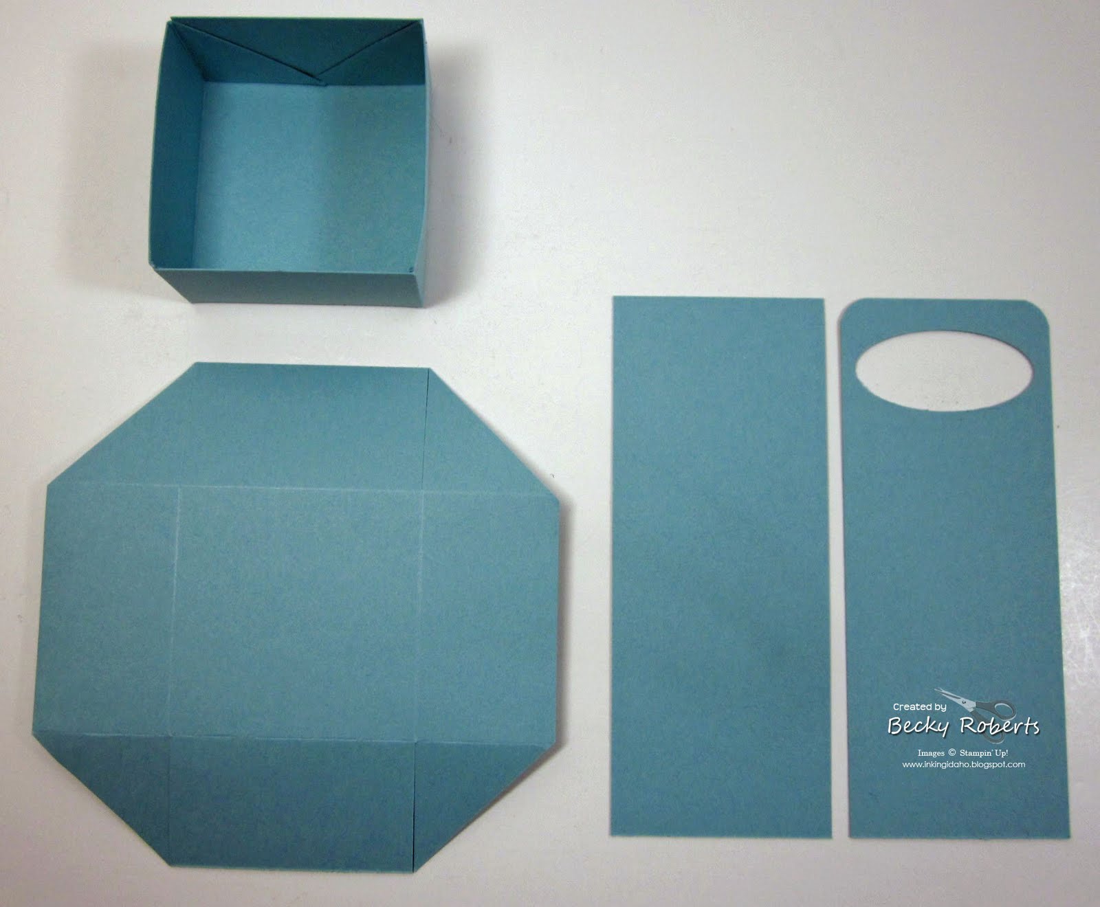 Inking Idaho: Double Mini Milk Carton Tutorial