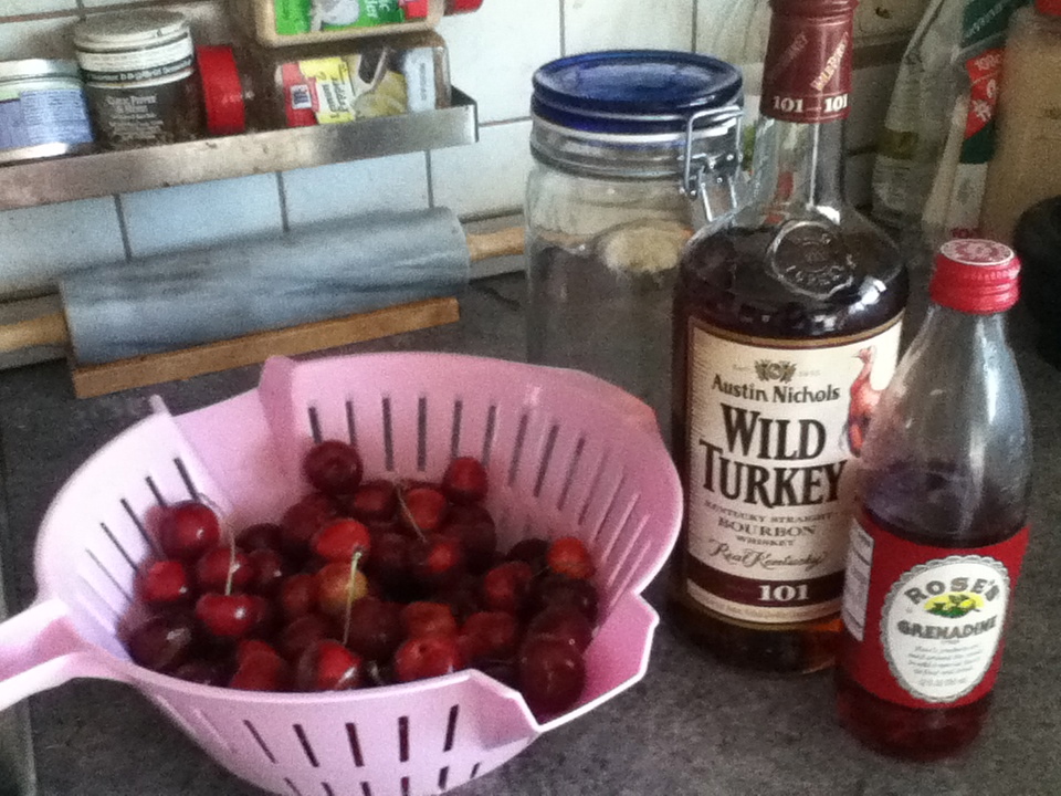 The ProAm Kitchen: Drunken Cherries/Flavored Booze