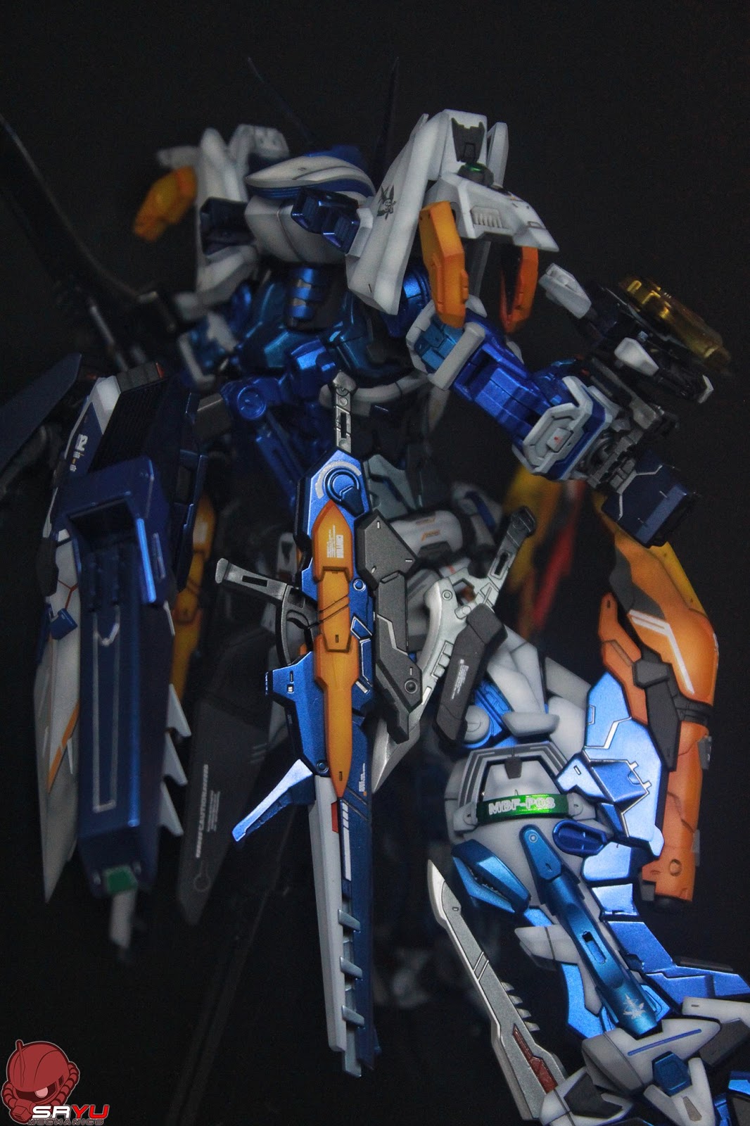 Painted Build: DM 1/100 Gundam Astray Blue Frame 3rd