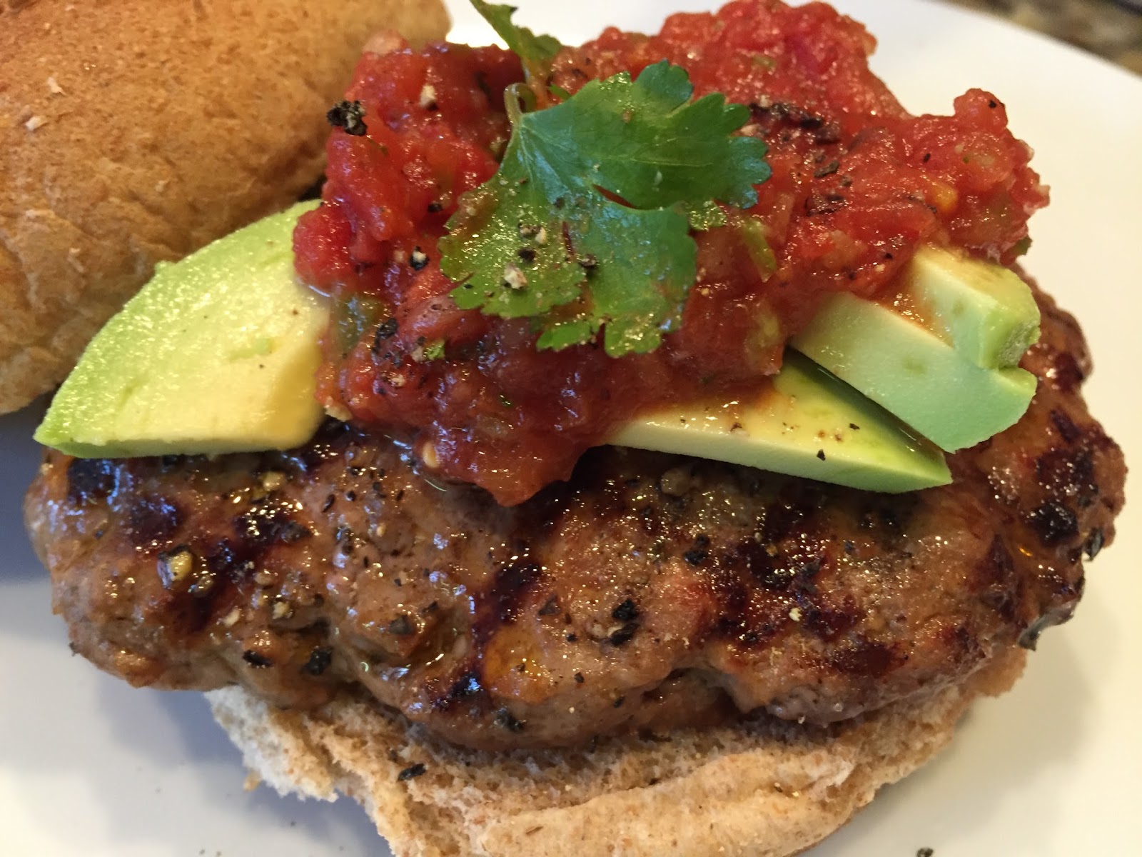 Mexican Salsa Burgers