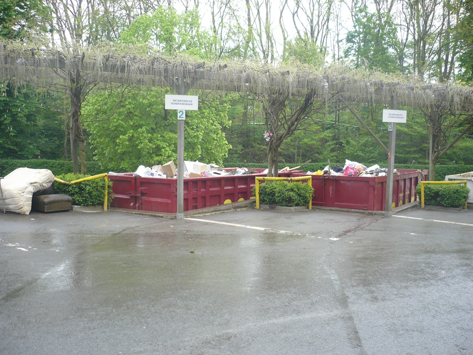 Welkom in het 4de leerjaar!: het containerpark