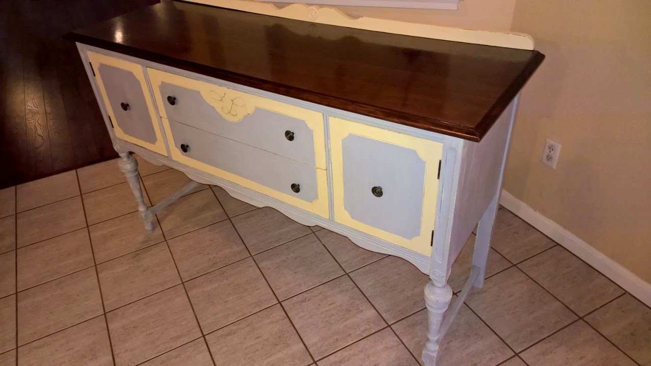 For Love of the Paint: Before and After : Antique Buffet