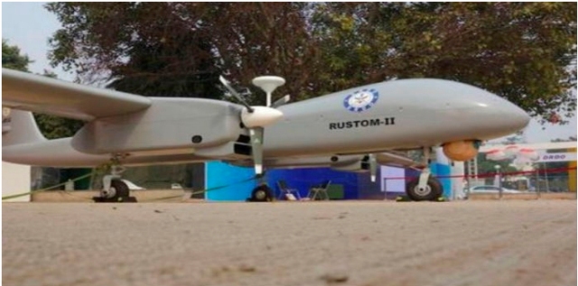 Defensa y Armas: Primer vuelo del UAV indio Rustom 2
