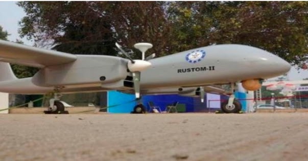Defensa y Armas: Primer vuelo del UAV indio Rustom 2