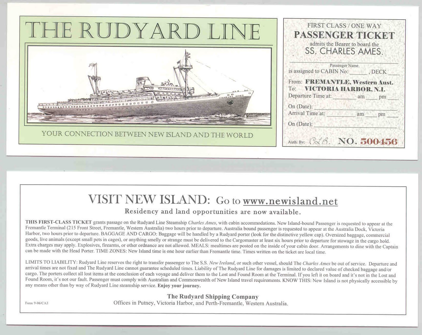 The Commonwealth of New Island: How to Get There