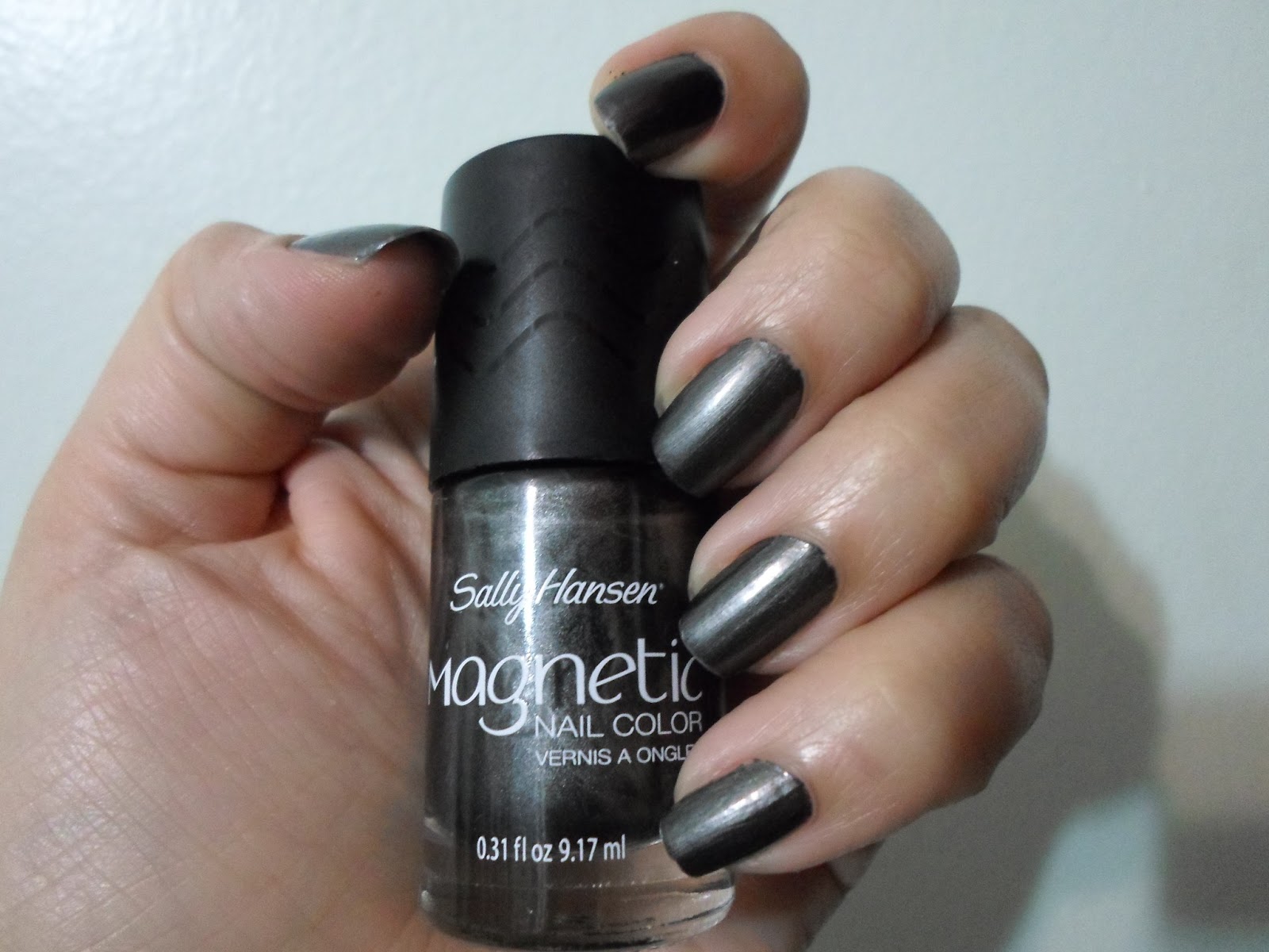 Denise está chamando: Meu esmalte: 908 Graphite gravity - Sally Hansen