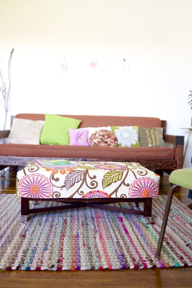 Simple Ottoman Cover Tutorial! (With JoAnn's and HGTV)