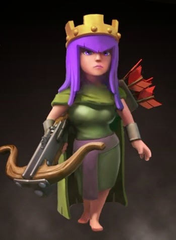 Clash of Clans Archer Queen | Clash of Clans Wallpaper