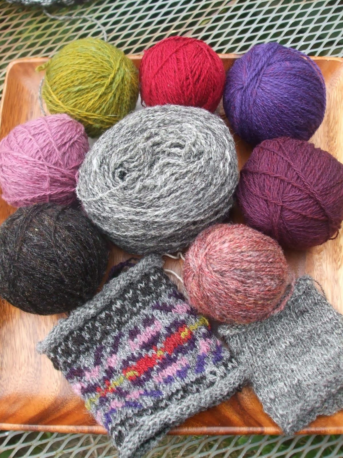 Perfect weather for spinning and knitting: Celebrate Scottish Wool