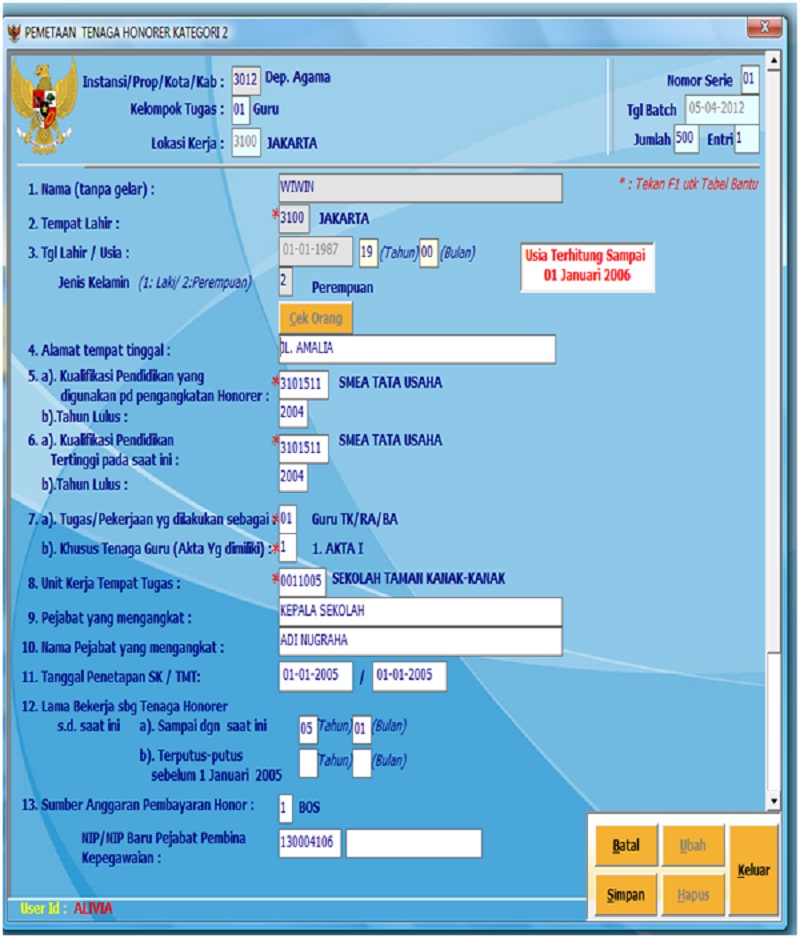 ZELLOVER INDONESIA: PENTING GAK SICH KODE DALAM FORMULIR K2