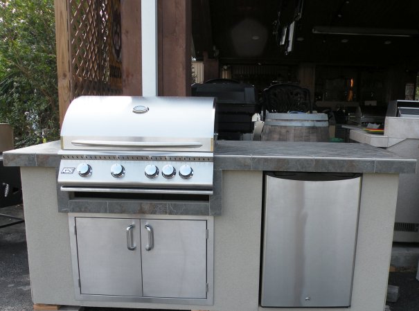 Home products: Summer Kitchen, Propane Gas Grill And RCS Refrigerator
