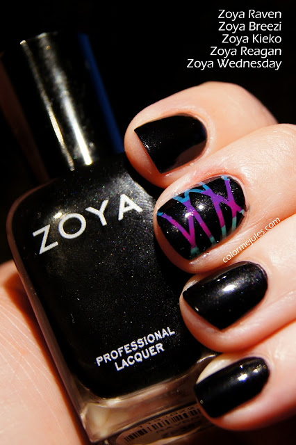 Color Me Jules: A fun rainbow of Zoya!