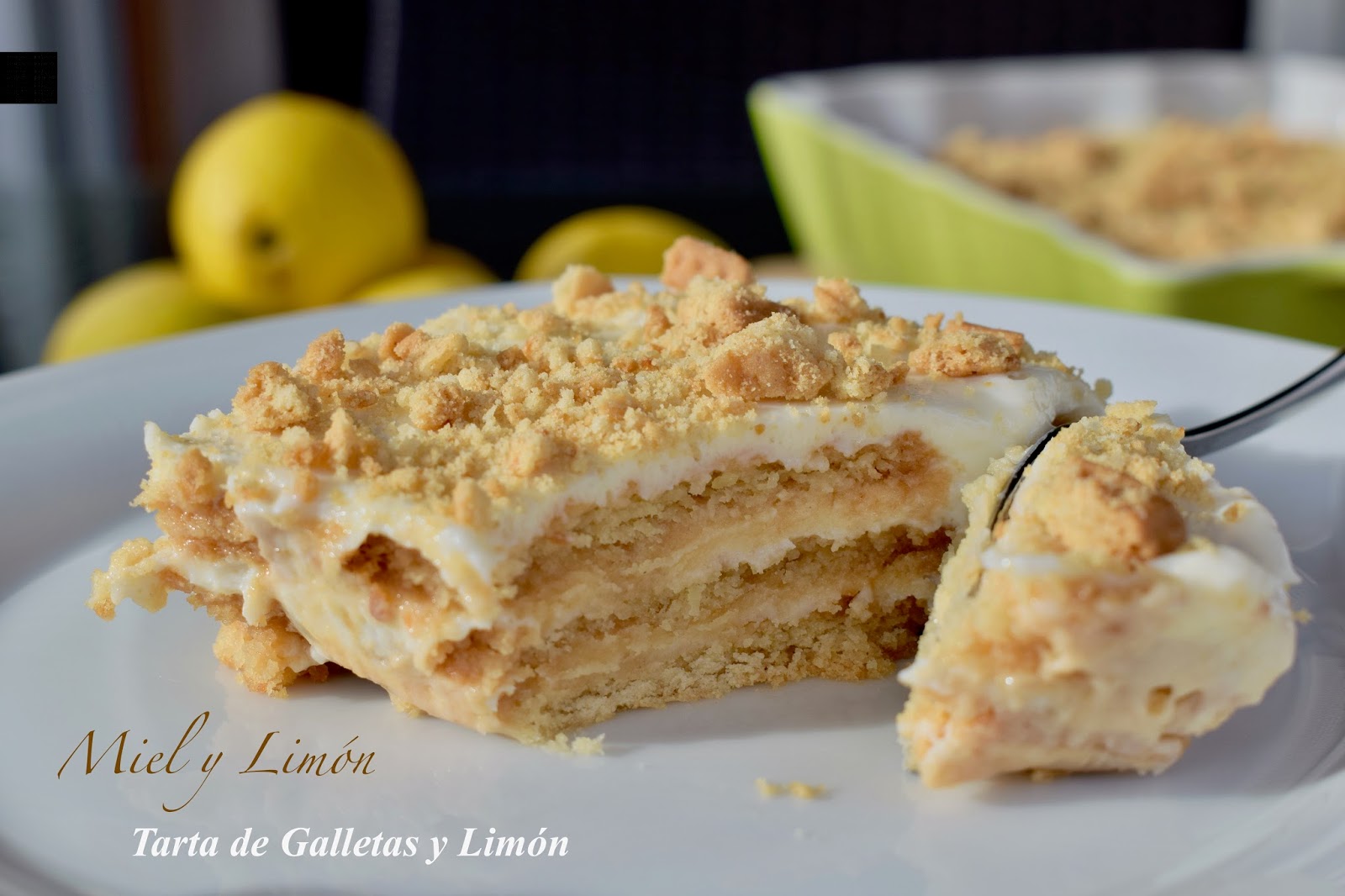 Miel y Limón Recetas: TARTA DE GALLETAS Y LIMÓN