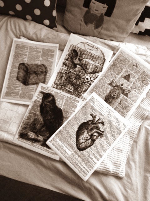 Teen DIY: Dictionary Page Art