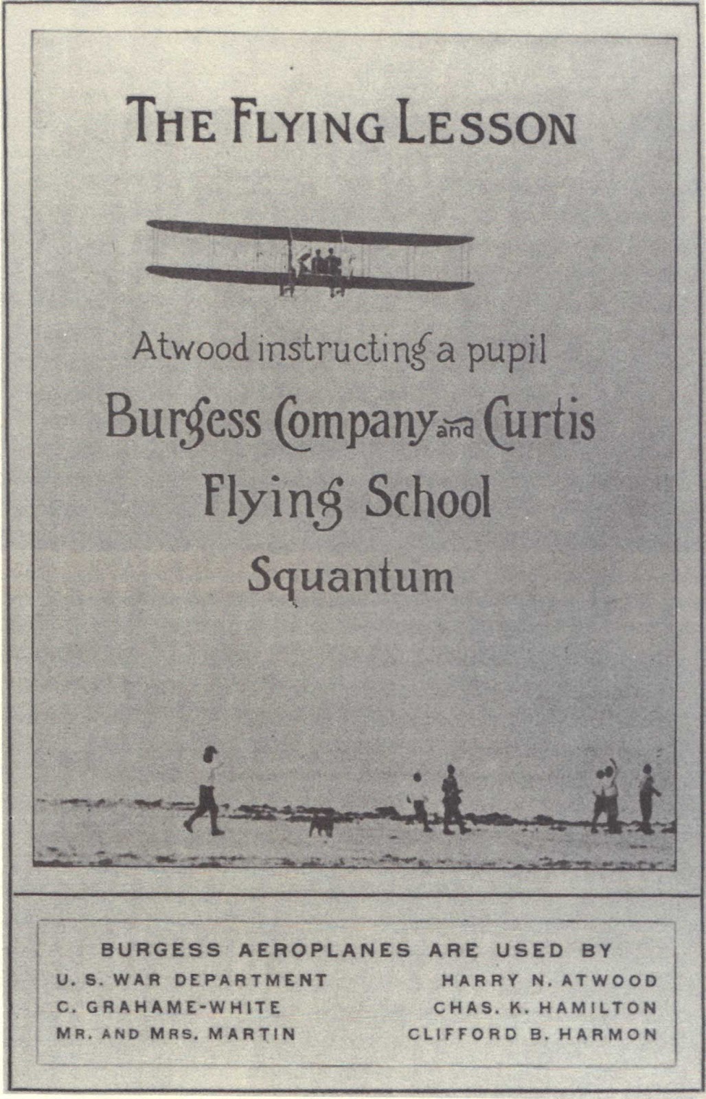 Progress is fine, but it's gone on for too long.: Burgess Flying School