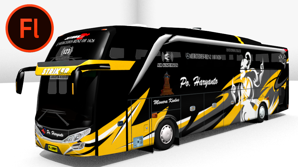 Po. Haryanto A.K.A STRIKER BUSSID - Livery BUSSID Indonesia