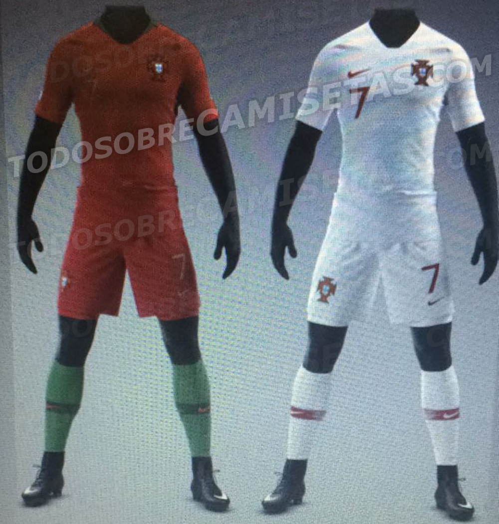 Nike Portugal 2018 World Cup Home & Away Kits Leaked - Footy Headlines