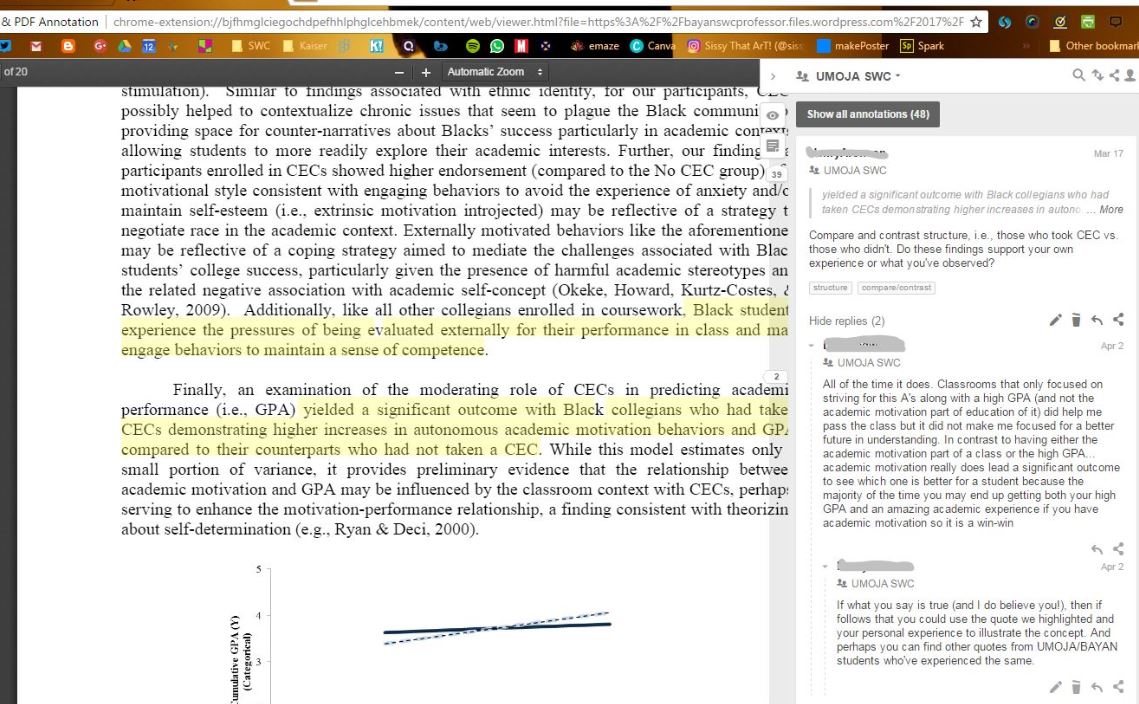 Feeling the Burn: Experiments with Digital Annotation