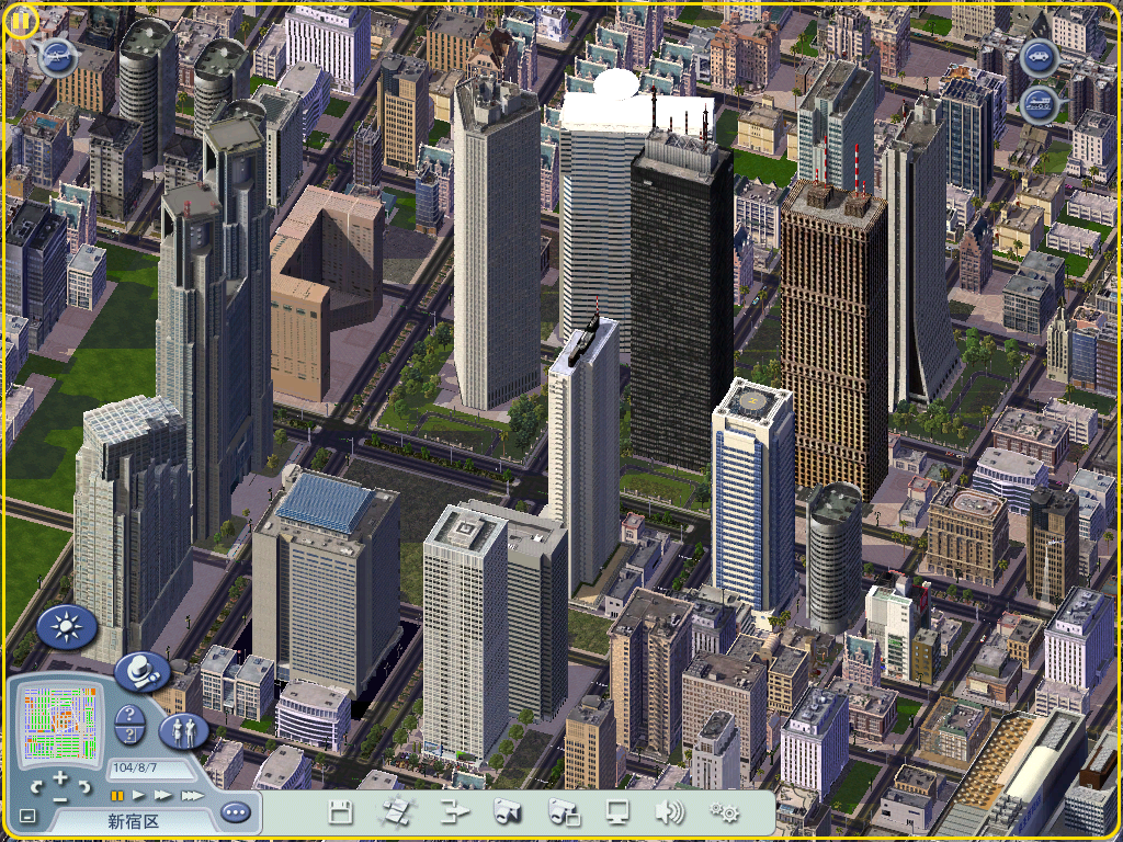 NEXT 2015 START: SIMCITY 4 TOKYO シムシティ4の東京新宿区 (Shinjuku Ward, Tokyo in ...