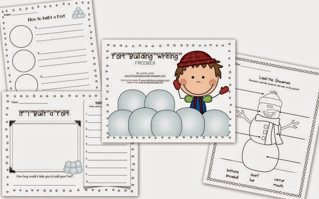 First Grade Lyons' Den: More Winter Freebies